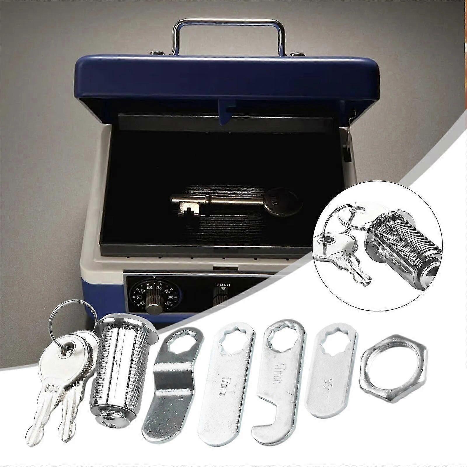 16/30mm Cam Lock Set Door Cabinet Mailbox Drawer Cupboard Locker Zinc ...