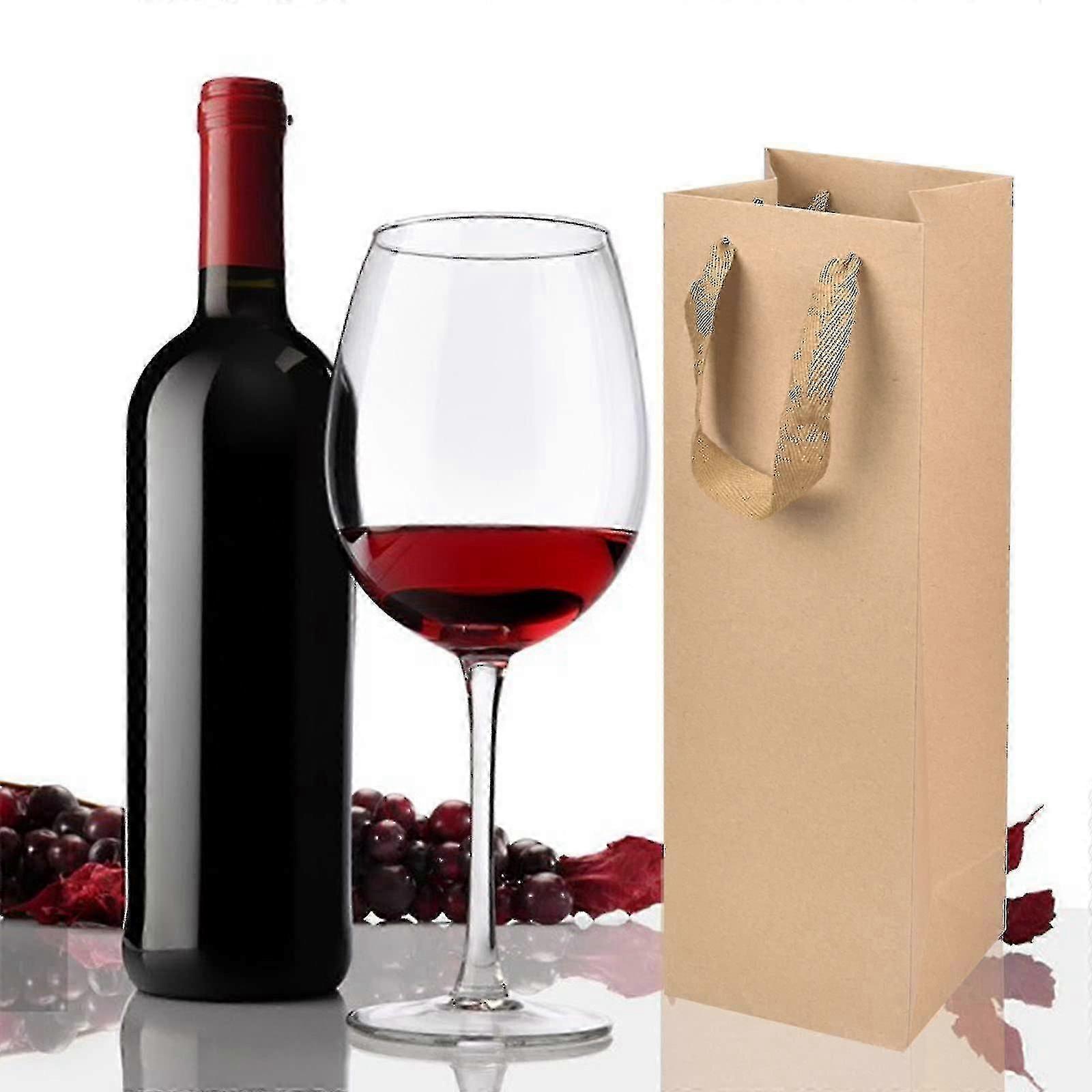 Wine Bottle Gift Bags 32 Pack Bulk - Holiday Wine Bottle Bags With ...