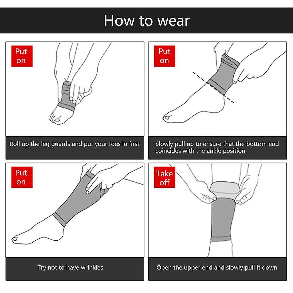 Sport Compression Calf Sleeves Leg Sock Runners Shin Splint Varicose ...