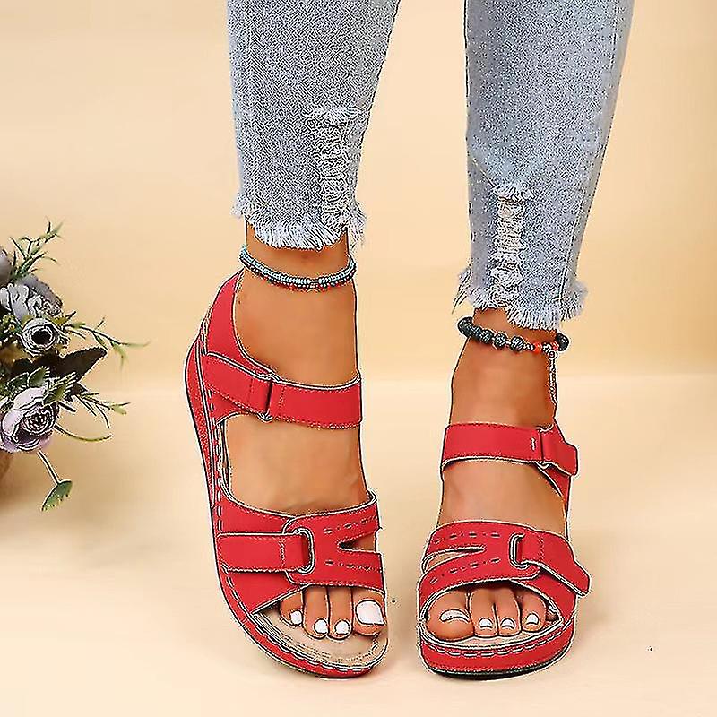 Kvinders platform kiler sandaler komfortable platform sandaler til ...