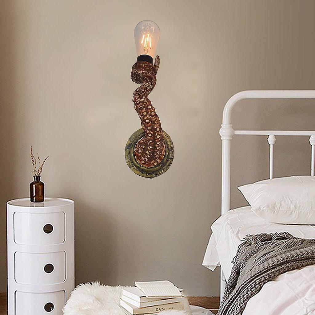 Retro Octopus Electric Light Tentacle Wall Sconces Lamp Home Decor Red ...