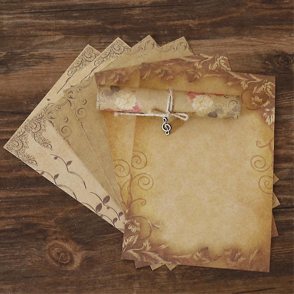1 Set Antique Stationary Letter Paper A5 Kraft Letter Paper Kit For ...