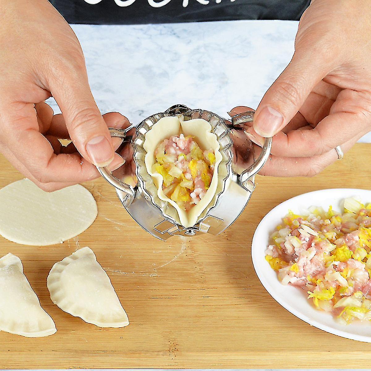 Large Empanada Maker, 6 Inch Stainless Steel Empanada Press, Pastry ...