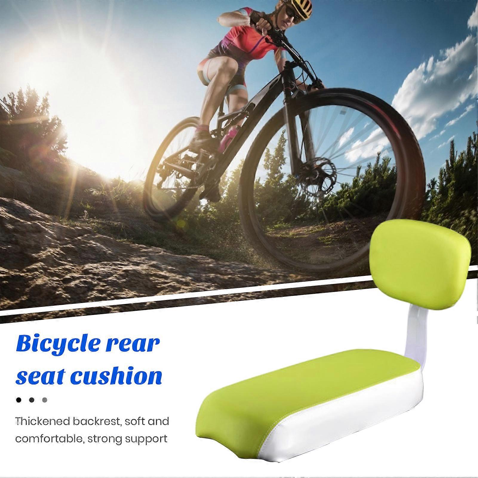 Universal Bicycle Rear Seat Cushion with Footrest Sponge Filling Kids ...