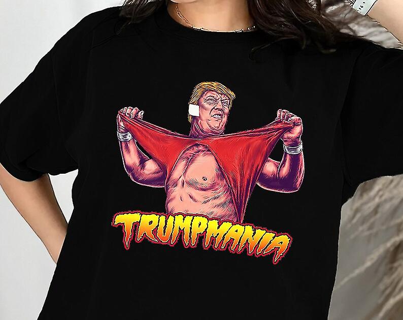 Hulk Hogan Trump Presidential Trumpmania Retro Shirt, Funny Trumpmania ...
