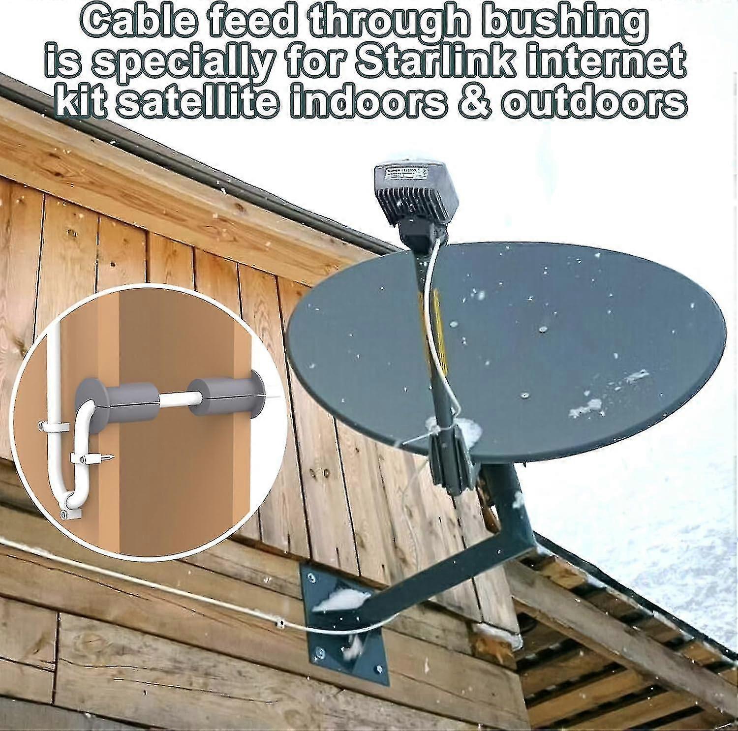 Starlink Cable Routing Kit For 1" Wall Hole, Cable Routing Kit For ...