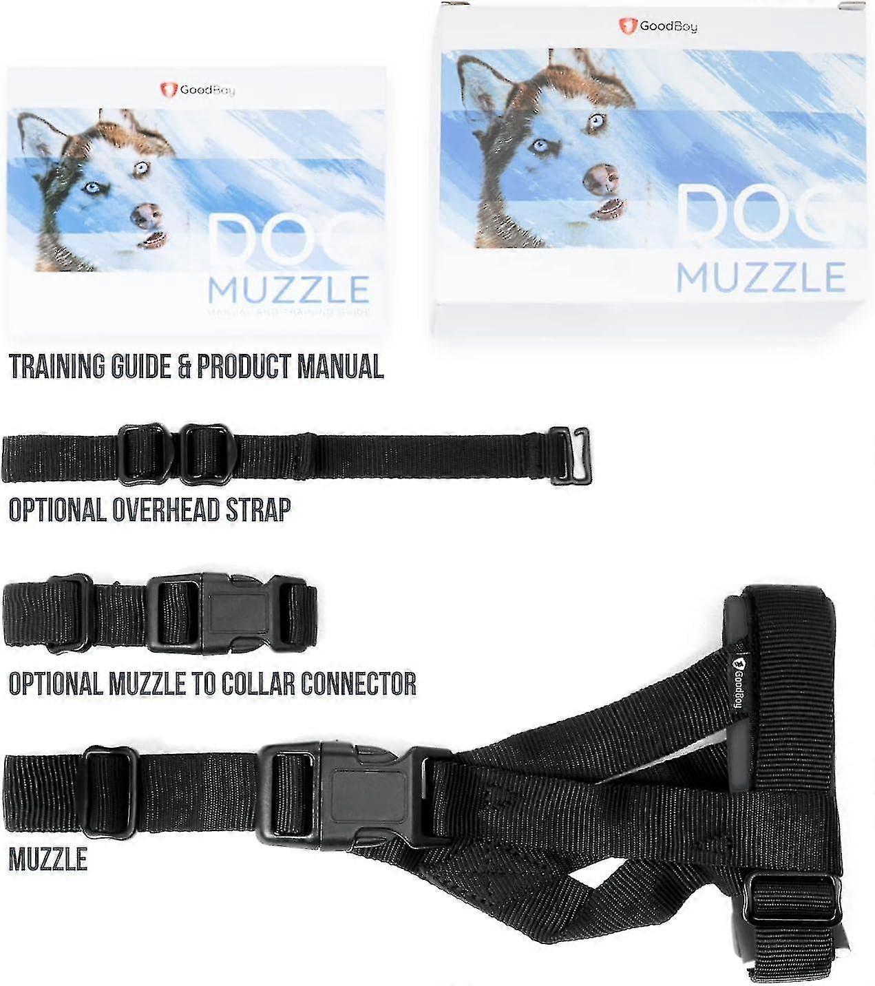 Gentle Muzzle Guard for Dogs - Prevents Biting and Unwanted Chewing ...