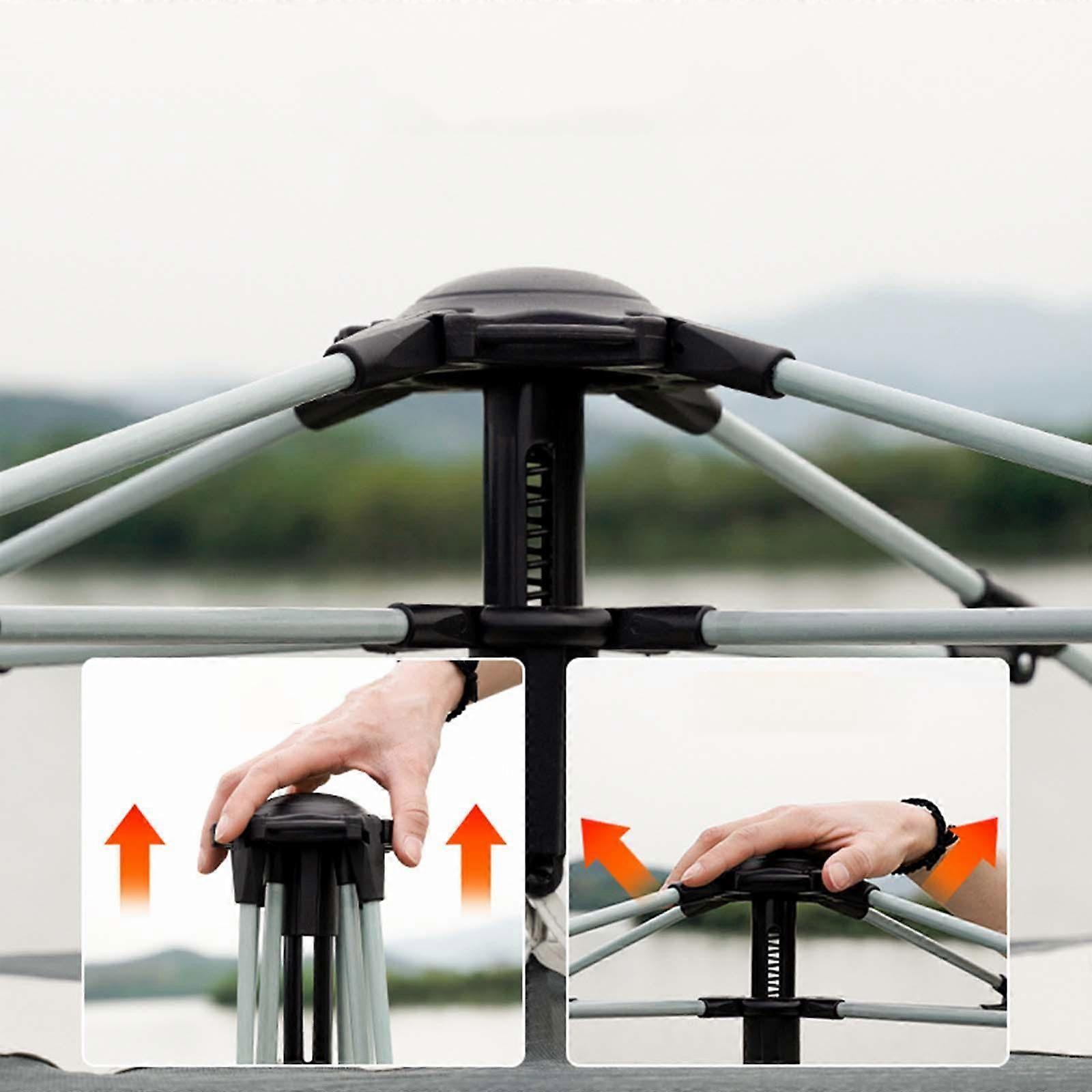 Automatic Camping Tent 4 Sided Stable for Mountain Climbing Trekking ...