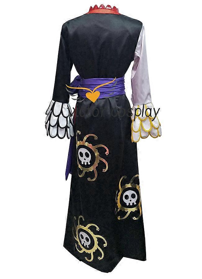 Anime Boa Hancock Cosplay With Cloak Dress Costume For Adult Halloween ...