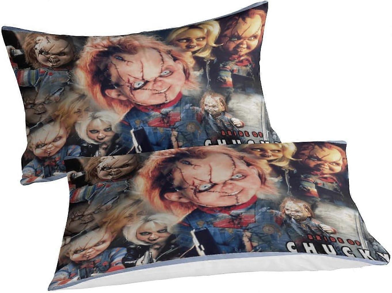 Chucky Doll Duvet Cover Set 3 Piece Soft Microfiber Bedding Set for ...