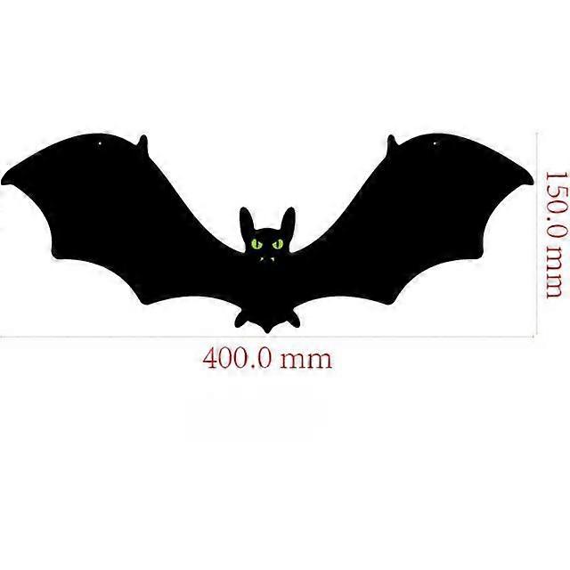 Halloween Black Bat Pendant Outdoor Party Courtyard Wall Tree Hanging ...