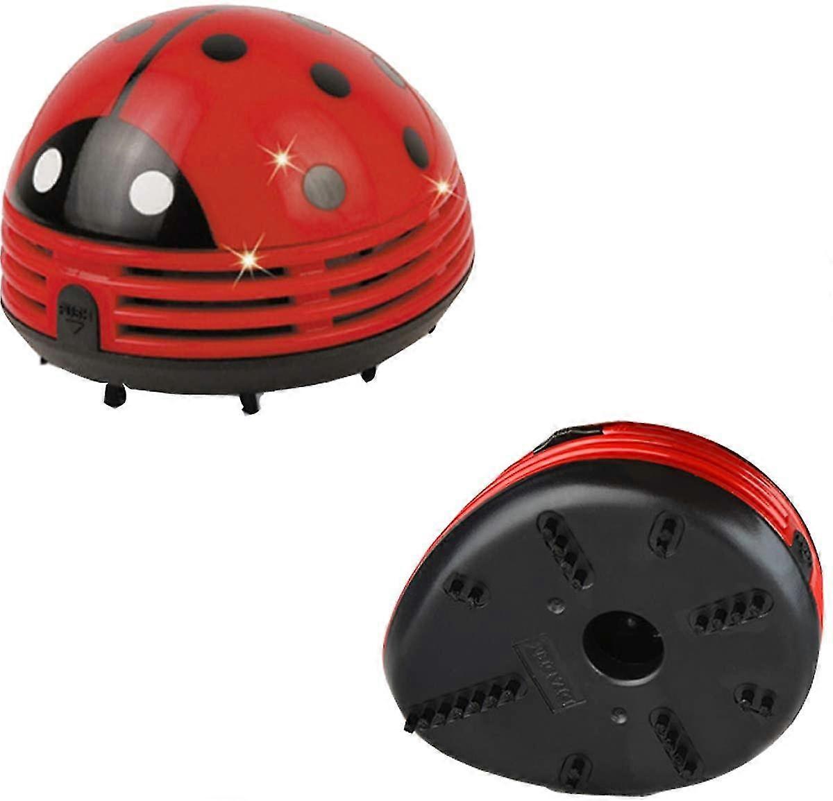 Red Ladybug Mini Table Vacuum Cleaner | Fruugo UK