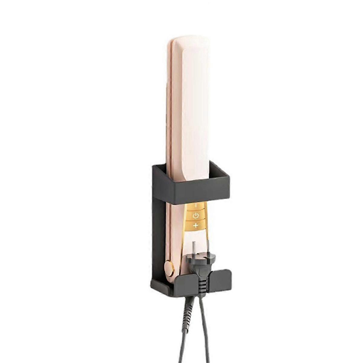 Wall Mounted Hair Straighteners Holder Curling Wands Iron Storage Rack ...