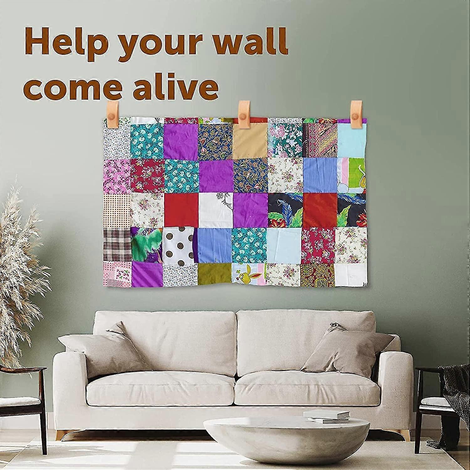 Quilt Wall Hangers | Wooden Rug Wall Hangers,blanket Hanger Clamps ...