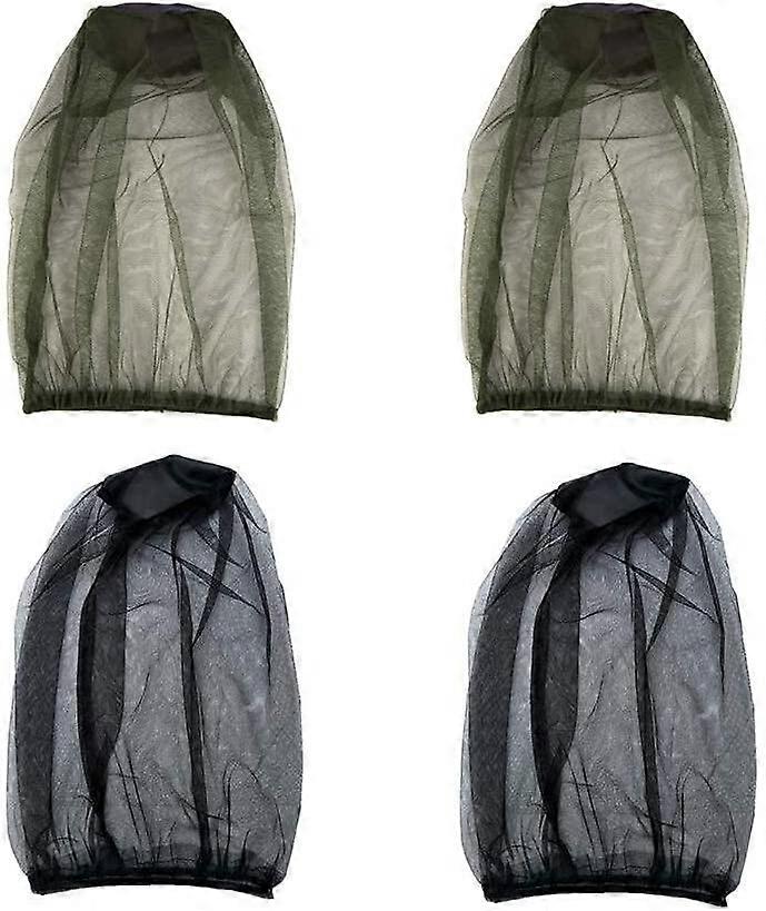 4 Pack Mosquito Net Face Mask Mosquito Net Head Cover Insect Head Net ...
