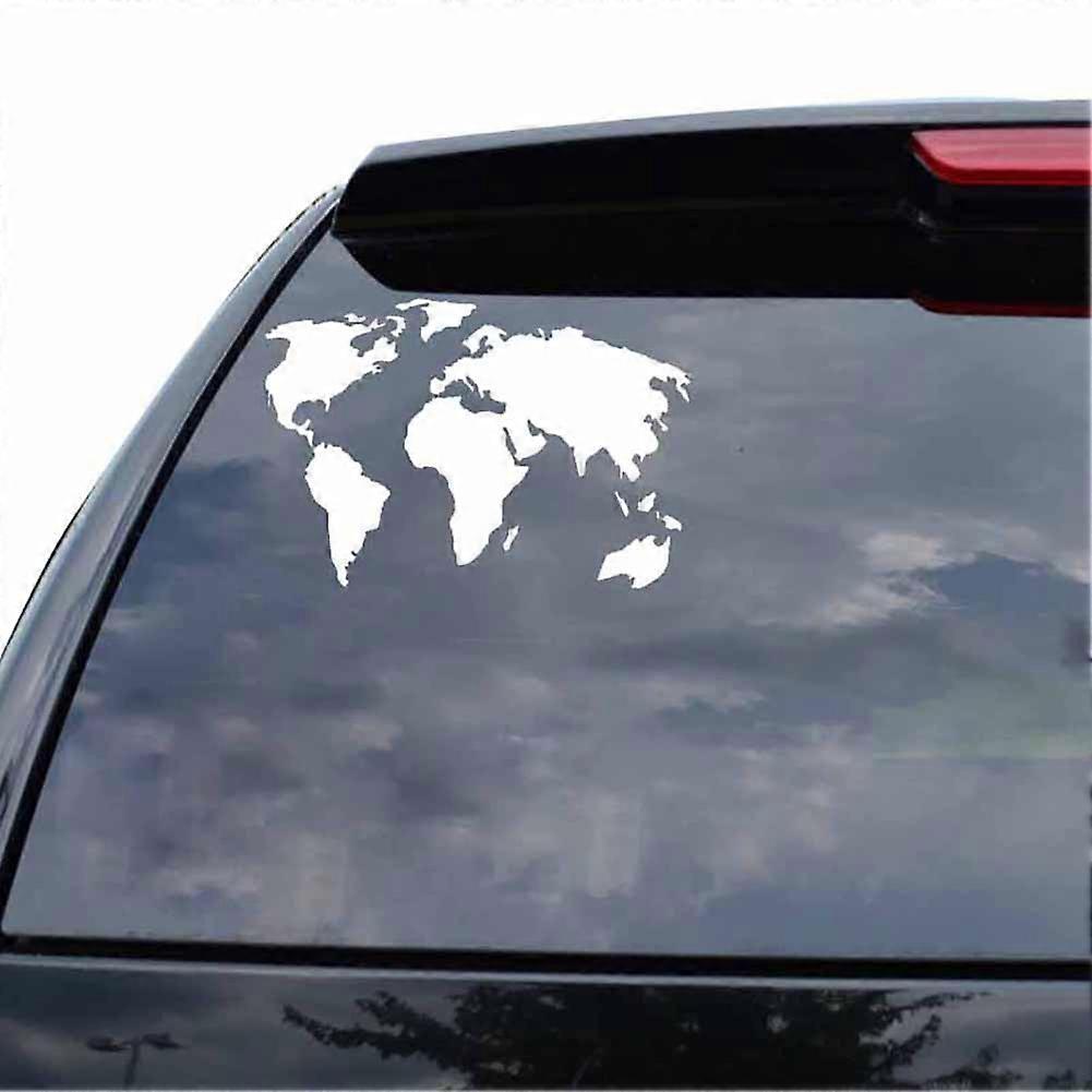 World Map Car-Styling SUV Truck Body Window Reflective Decals Sticker ...