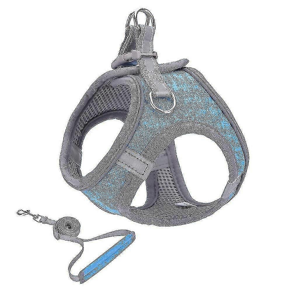 Small Dog Harness, Puppy Harness, Soft Dog Harness And Leash Set With A ...