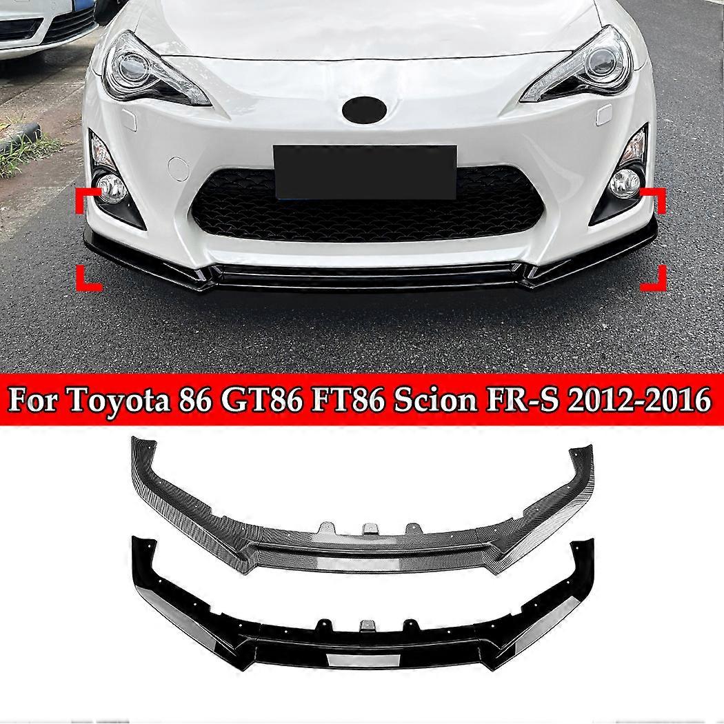 For Toyota 86 GT86 FT86 Scion FR-S 2012-2016 Car Front Bumper Lip ...