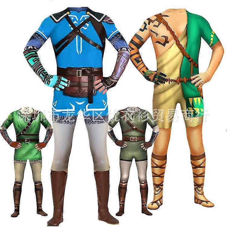 Princess Zelda Cosplay Jumpsuit Cloak Women Men Costume Anime Game ...