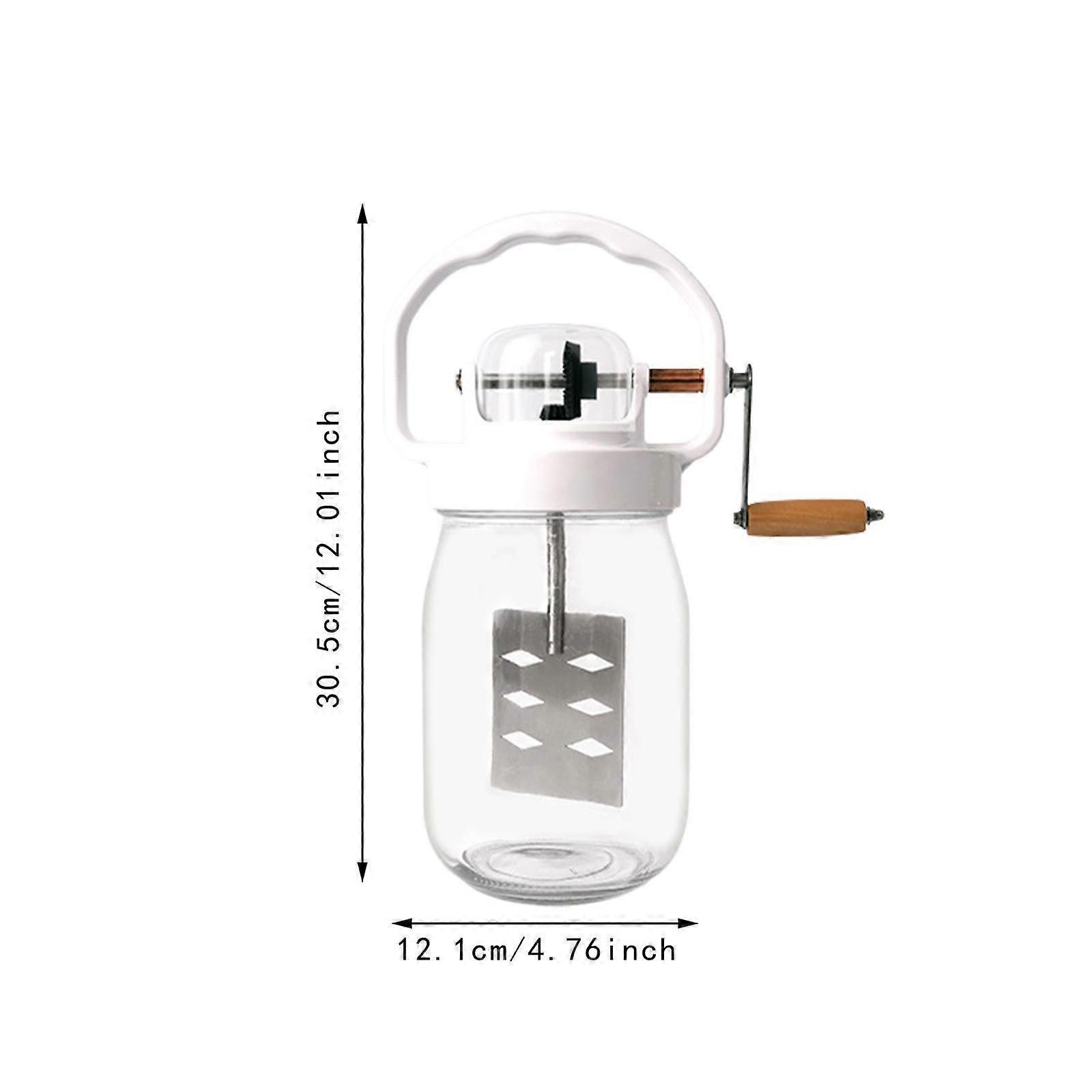 Butter Churn with Handle Vintage Egg Beater Baking Hand Crank Butter ...