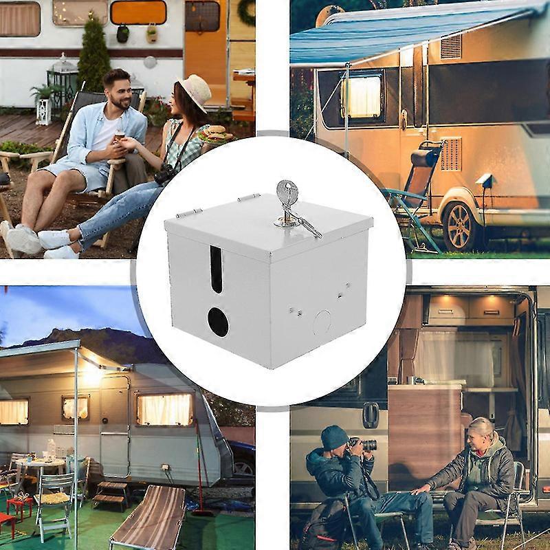 Outdoor Electrical Outlet Lock Case Anti-theft Socket Protector Cover ...