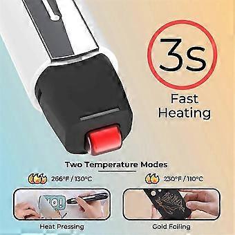 2025 New DIY Cordless Heat Press Pen with 3s Rapid Heat, Portable Food ...