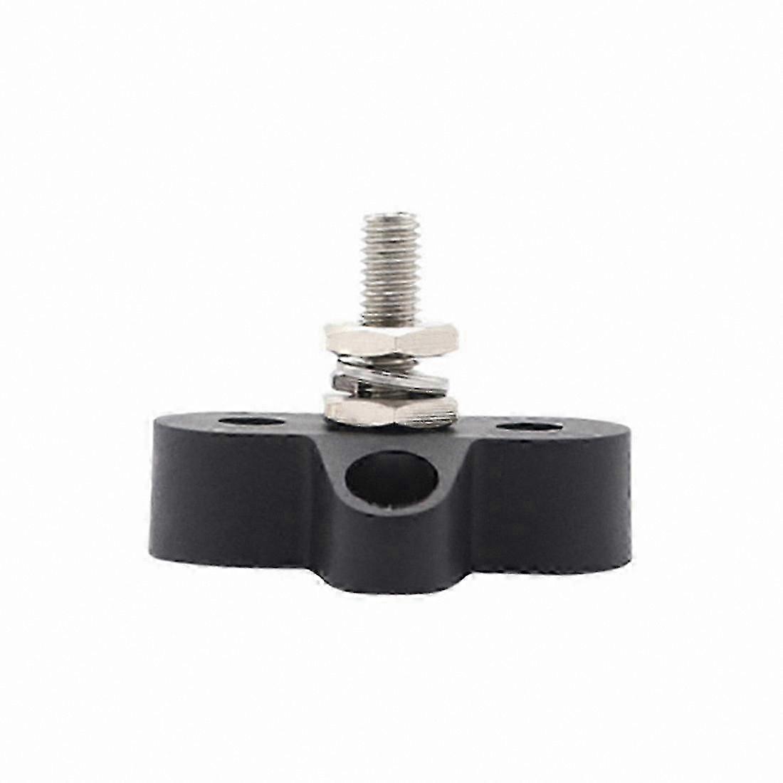 2-Pack 5/16" DC 48V Power Terminal Block with M8 Studs for Positive and Negative Distribution in ...