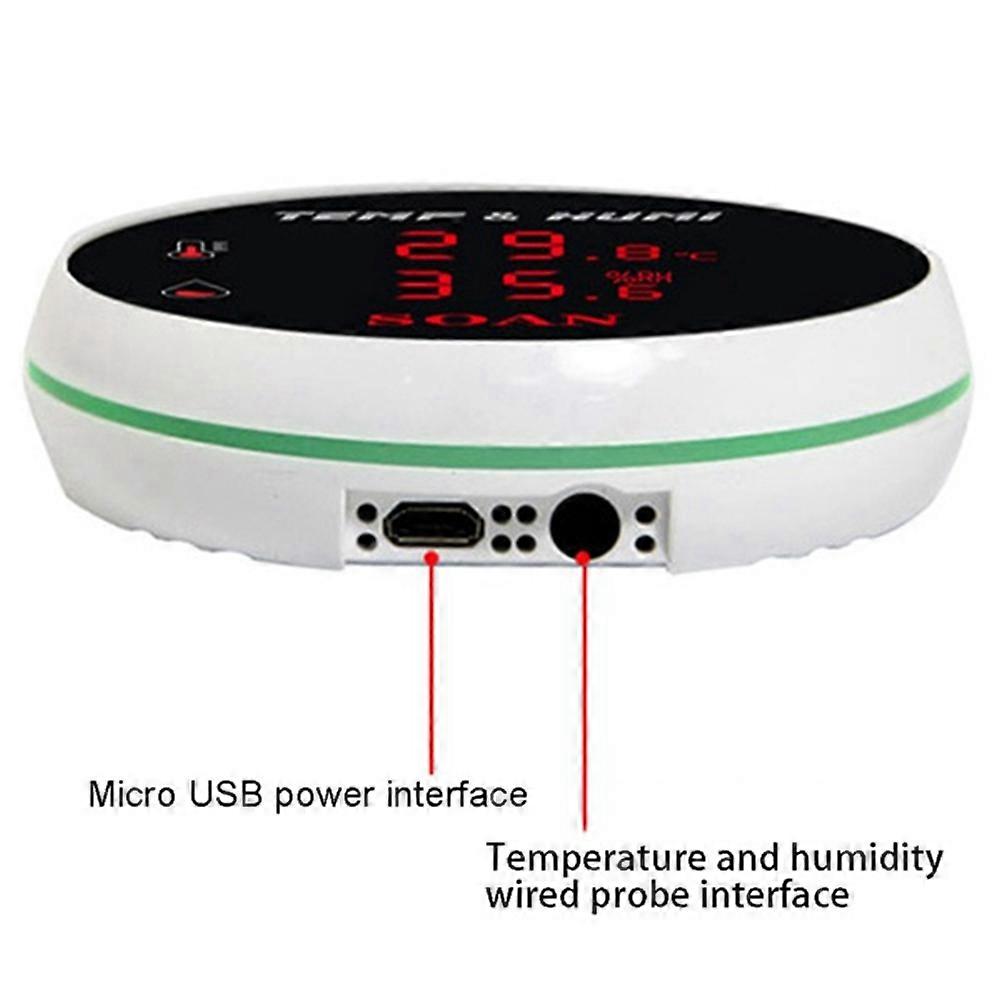 WiFi Thermometer with 1M Probe Digital LCD Display Temperature ...