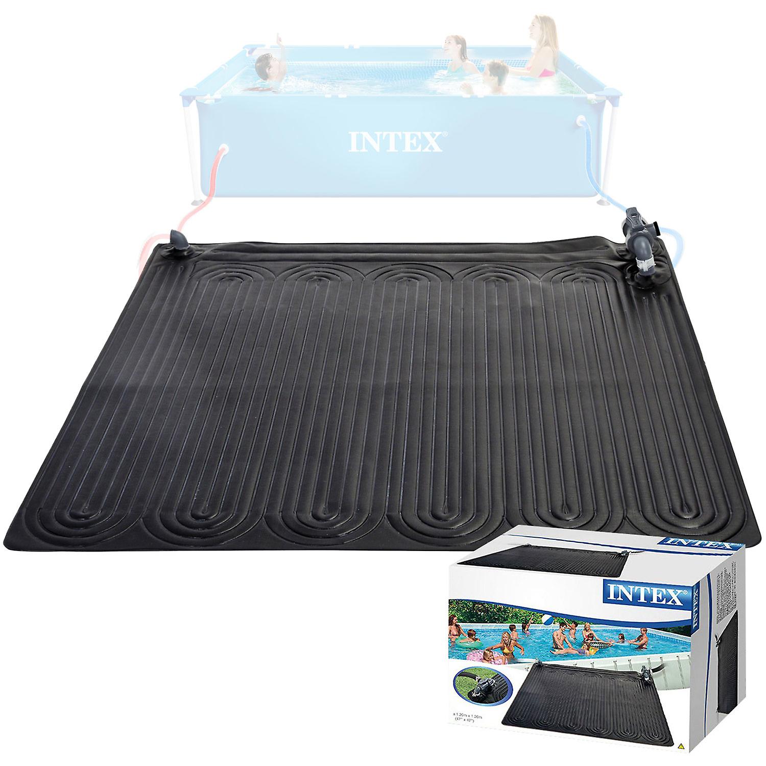 Intex - swimming pool heating panel - 120x120cm - 3-5°C - black | Fruugo UK
