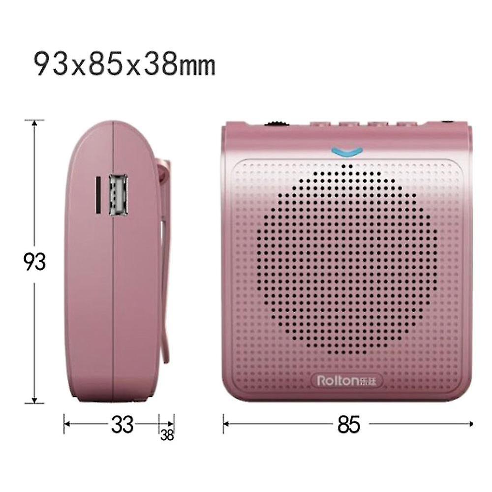 Rolton Portable Microphone Loud Speaker Mini With Usb Tf Card Radio For ...