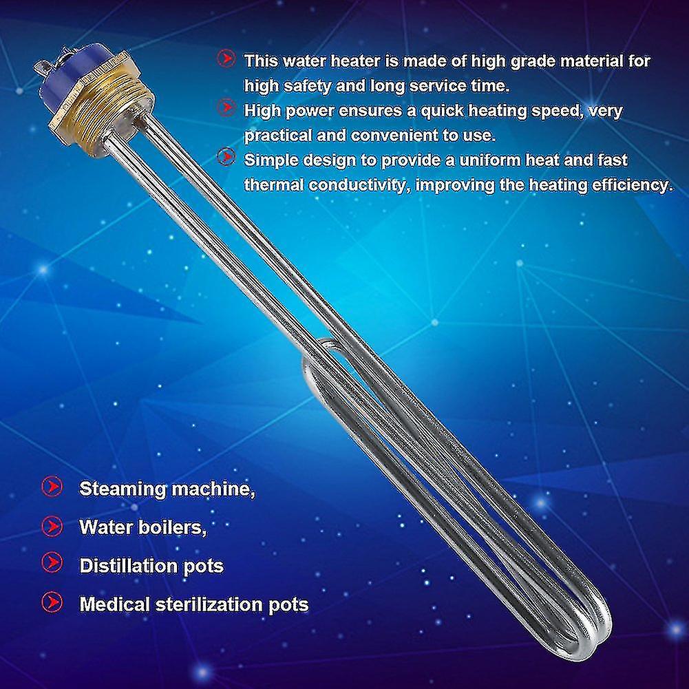 Water Heater Tube Stainless Steel Electric Immersion Water Heating ...