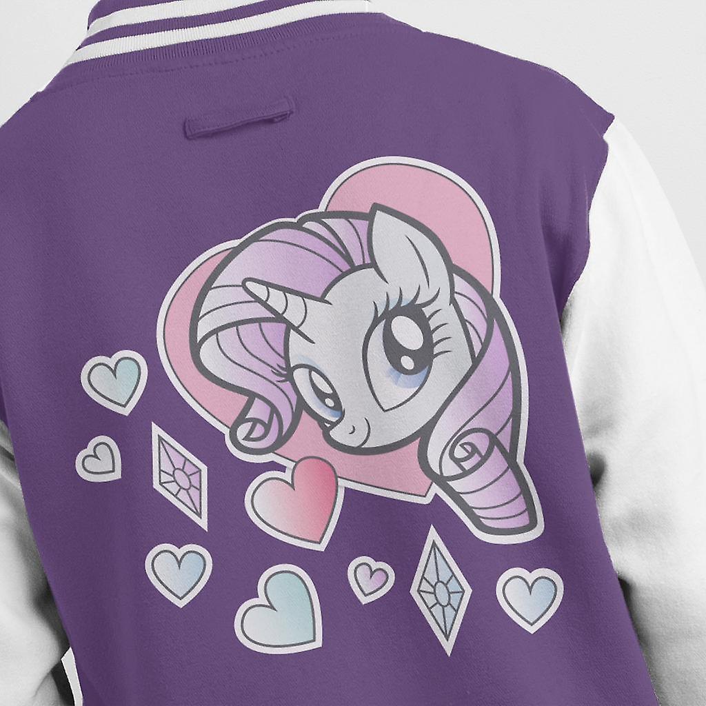 My Little Pony Rarity Heart Men's Varsity Jacket | Fruugo US