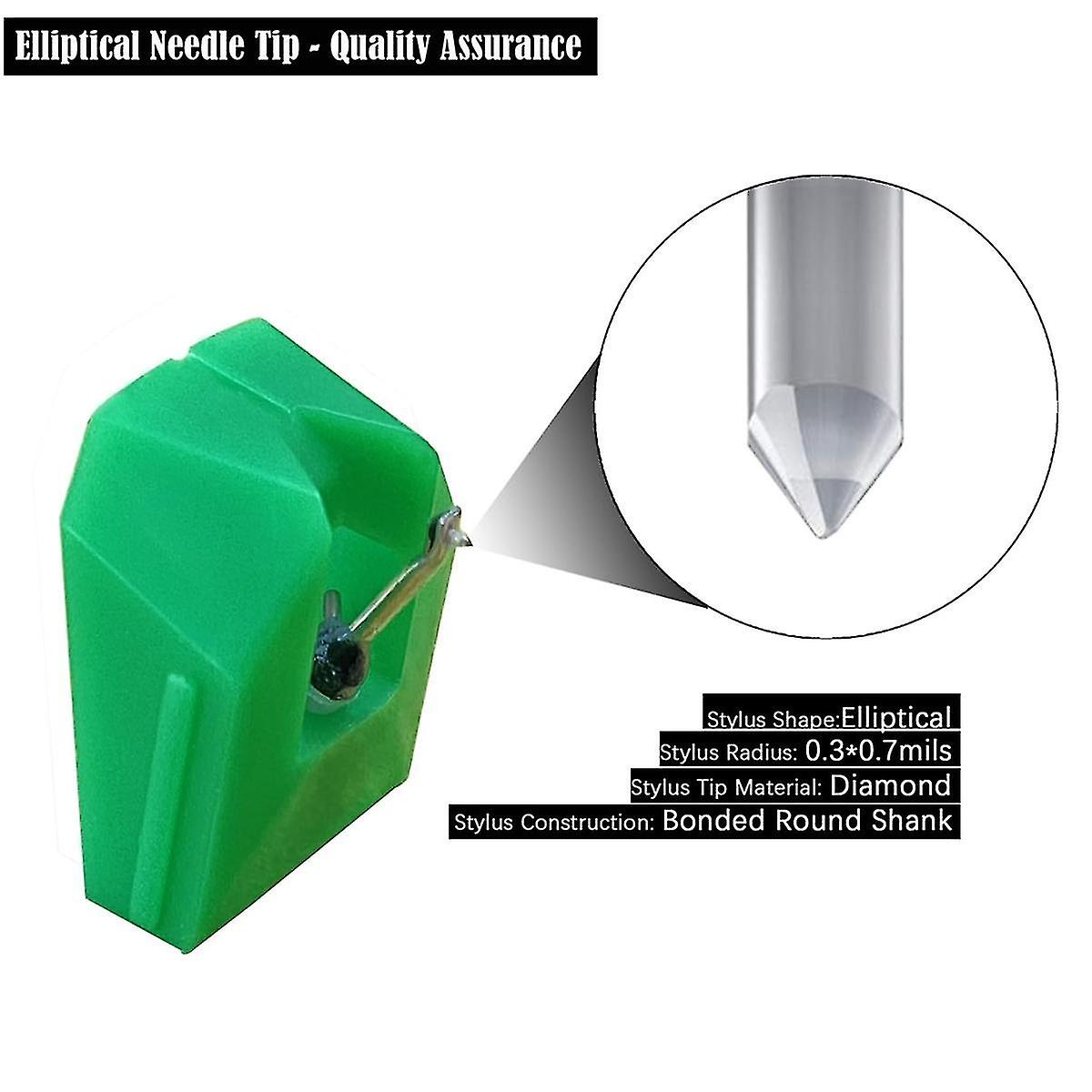 Record Player Needle Replacement for AT-VMN95E Stylus, Elliptical ...