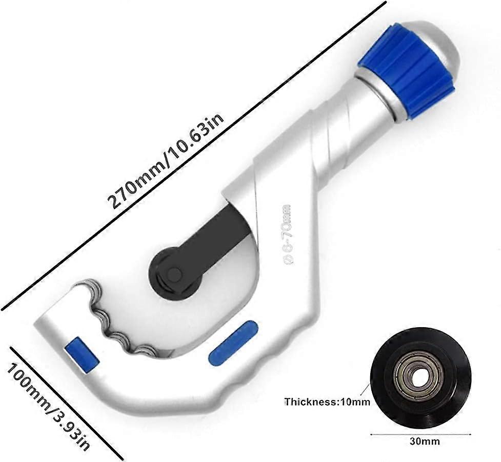 Rolling tube pipe cutter, robust stainless steel copper PVC Cutter with ...