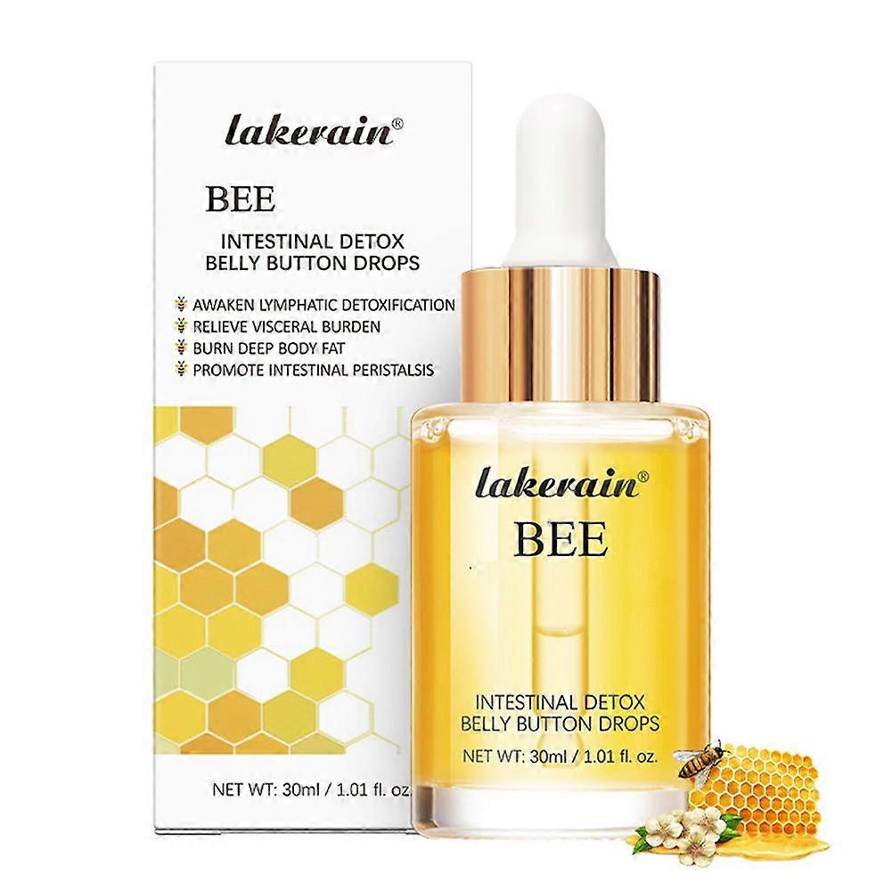 Bee Intestinal Detox Belly Button Drops, Bee Belly Button Drops | Fruugo UK