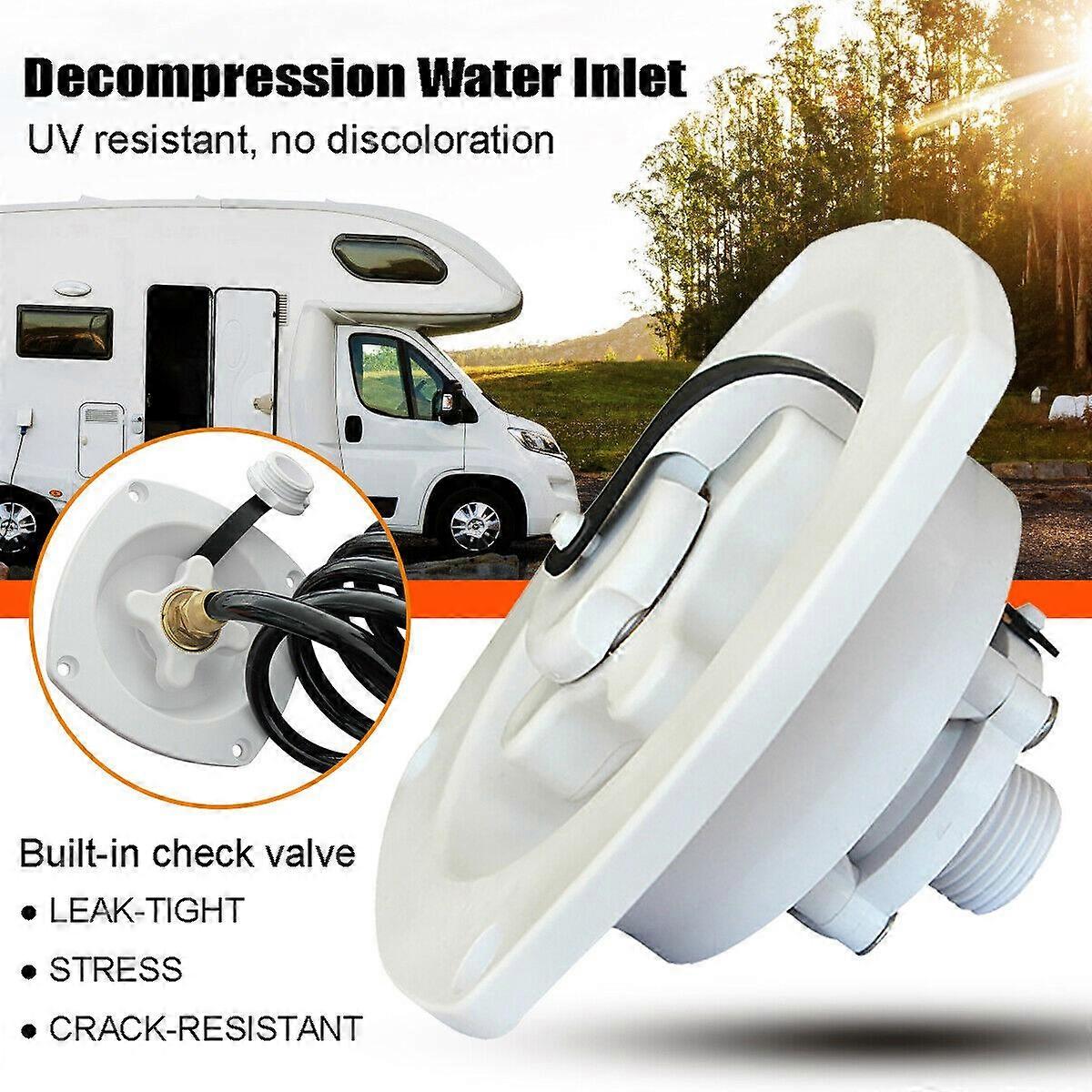 AU Caravan RV Boat Water Inlet Tank Hatch Reduce Pressure Regulator ...