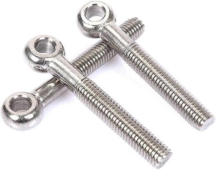 Eye Bolts, 304 Stainless Steel Welded Closed Rings M8 80mm Screw Rod ...
