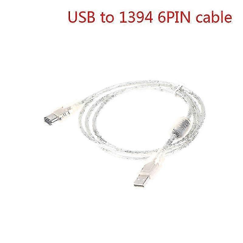 1 X Firewire Ieee 1394 6 Pin Male To Usb 2.0 Male Adaptor Convertor ...