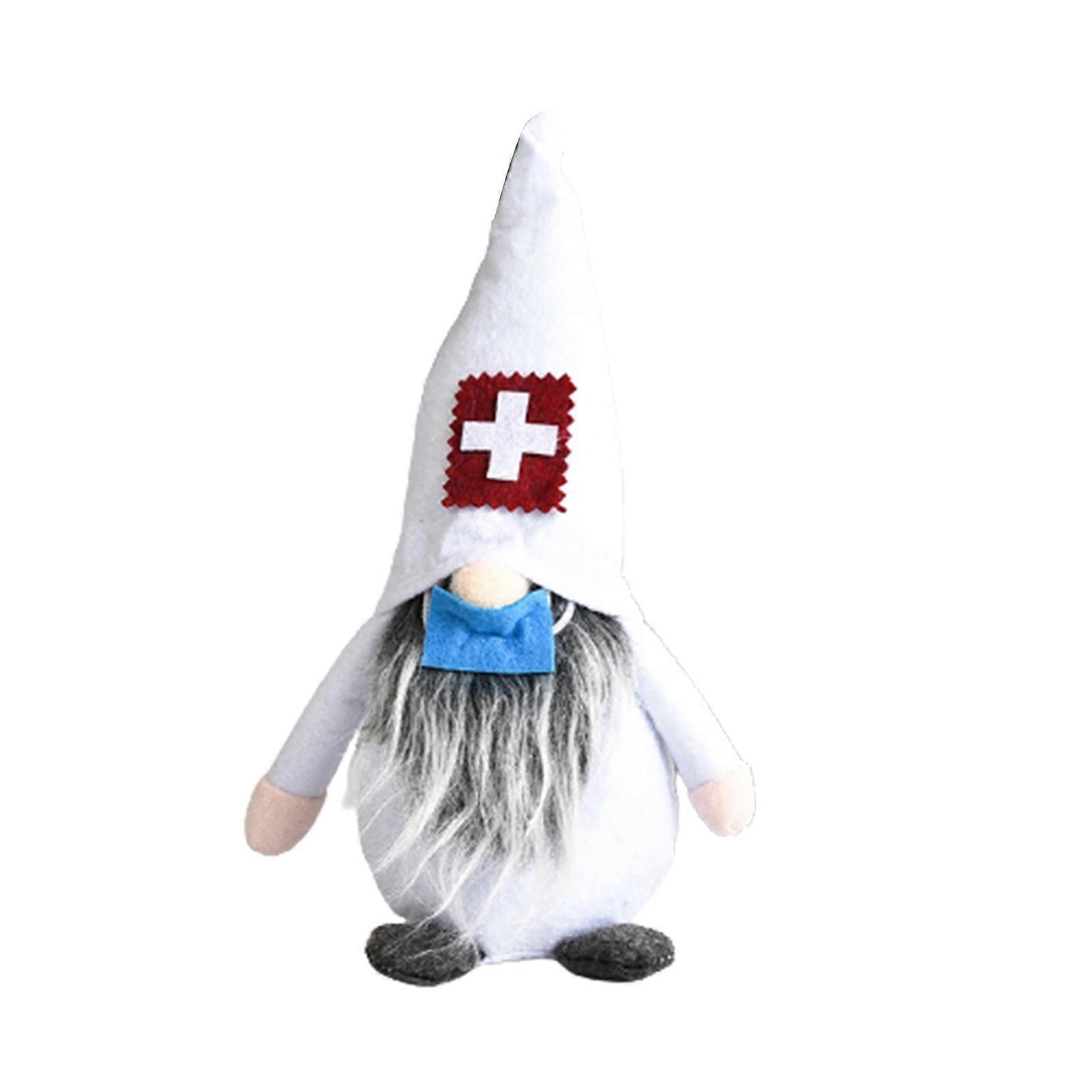 Faceless Dwarf Plush Doctors Nurses Motif Stuffed Gnomes Traditional ...