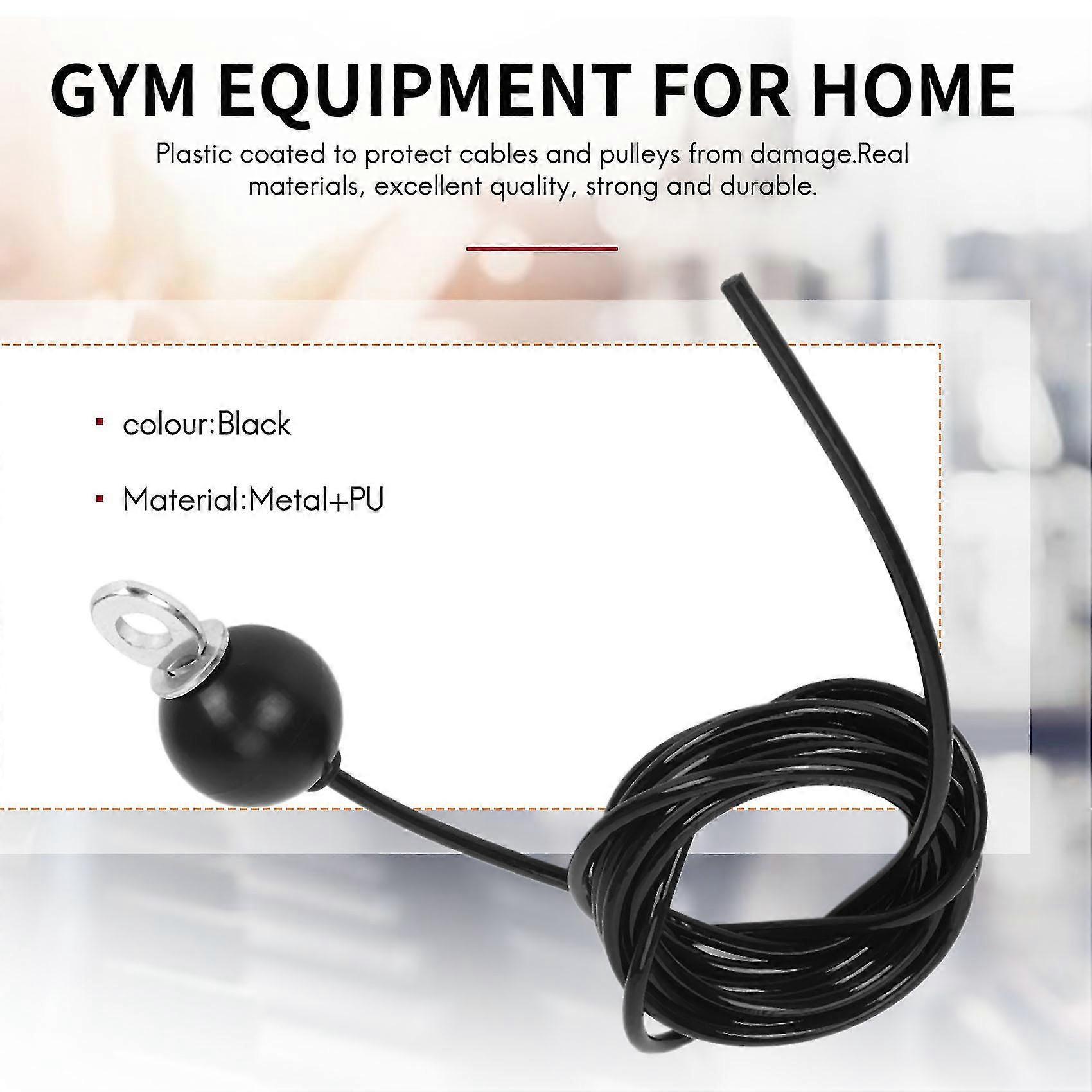 3meters Gym Adjustable Cable Wire Rope Heavy Duty Steel Gym Fitness ...