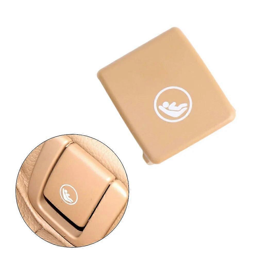 1pc Car Rear Child Seat Isofix Mount Cover Plastic Brown Durable Car ...