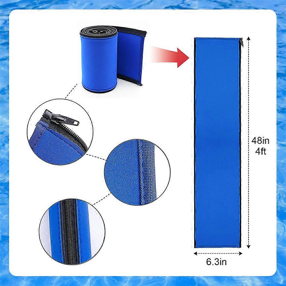 4/6/8/10ft Zipper Pool Handrail Cover, Zipper Swimming Pool Hand Rail ...