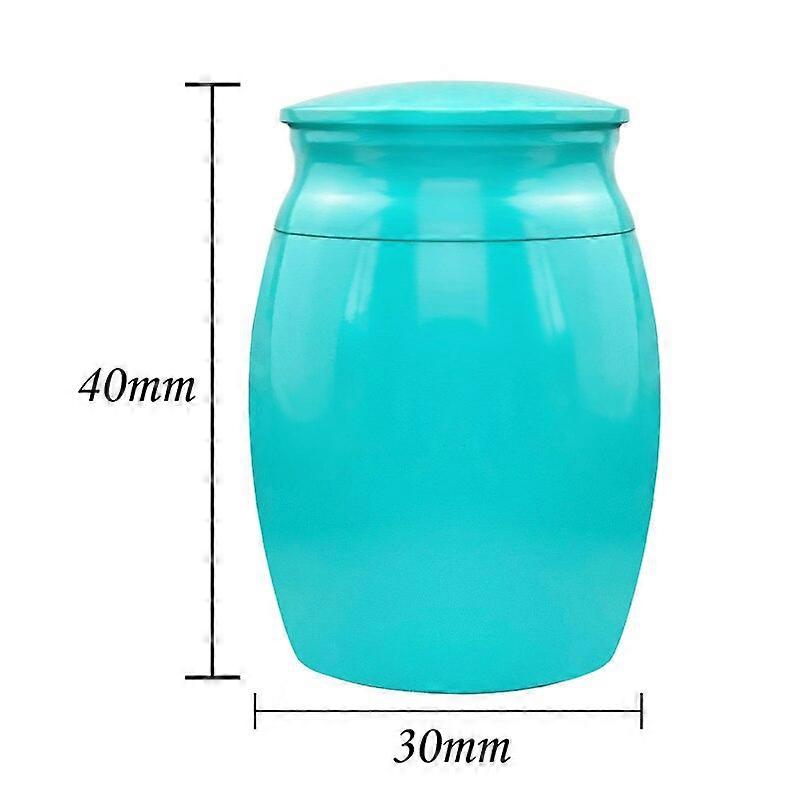 Mini Memorial Urn Aluminum Alloy Threaded Lid Pet Cremation Urns ...