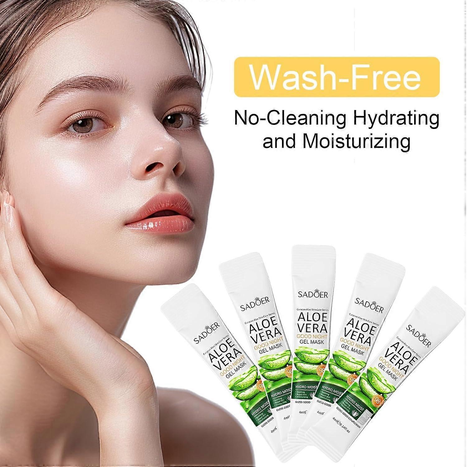 Aloe Firming Sleeping Mask, Wash-Free Anti Aging Moisturizing Face Mask ...