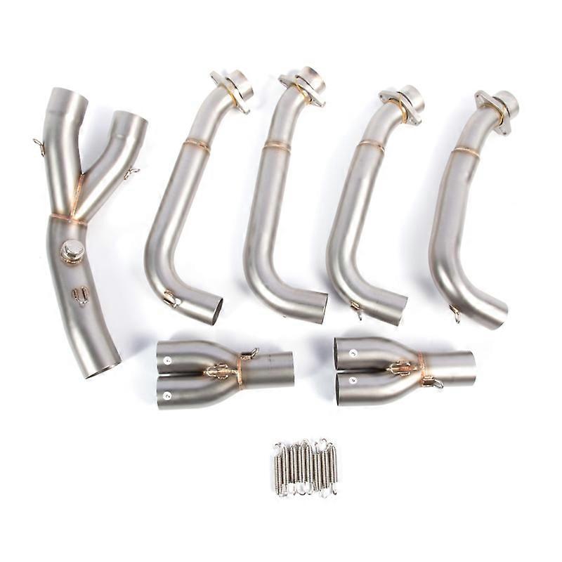 R6 Motorcycle Modified Exhaust Muffler Front Header Steel Pipe Escape ...