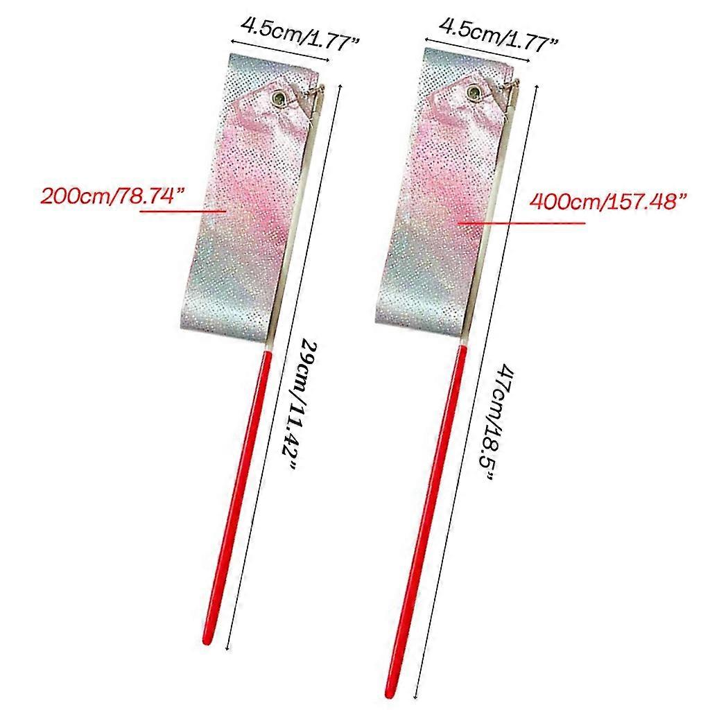 Glaring Rhythmic Dance Ribbons Gymnastics Ribbon Streamers Dancing ...