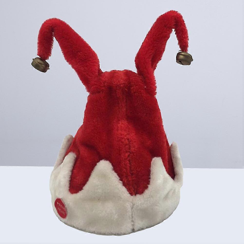 Adult Costumes Electric Santa Hat Red Party Cosplay Hat Singing Dancing ...