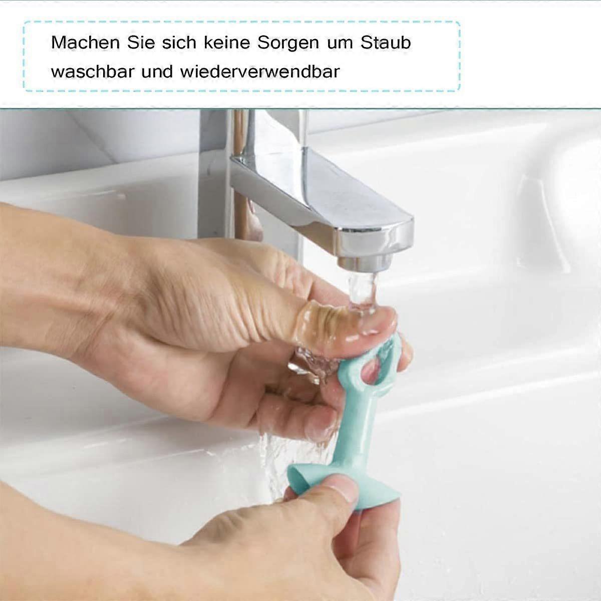 6 pieces door stopper doorknob, doorknob buffer suction cup door knob ...