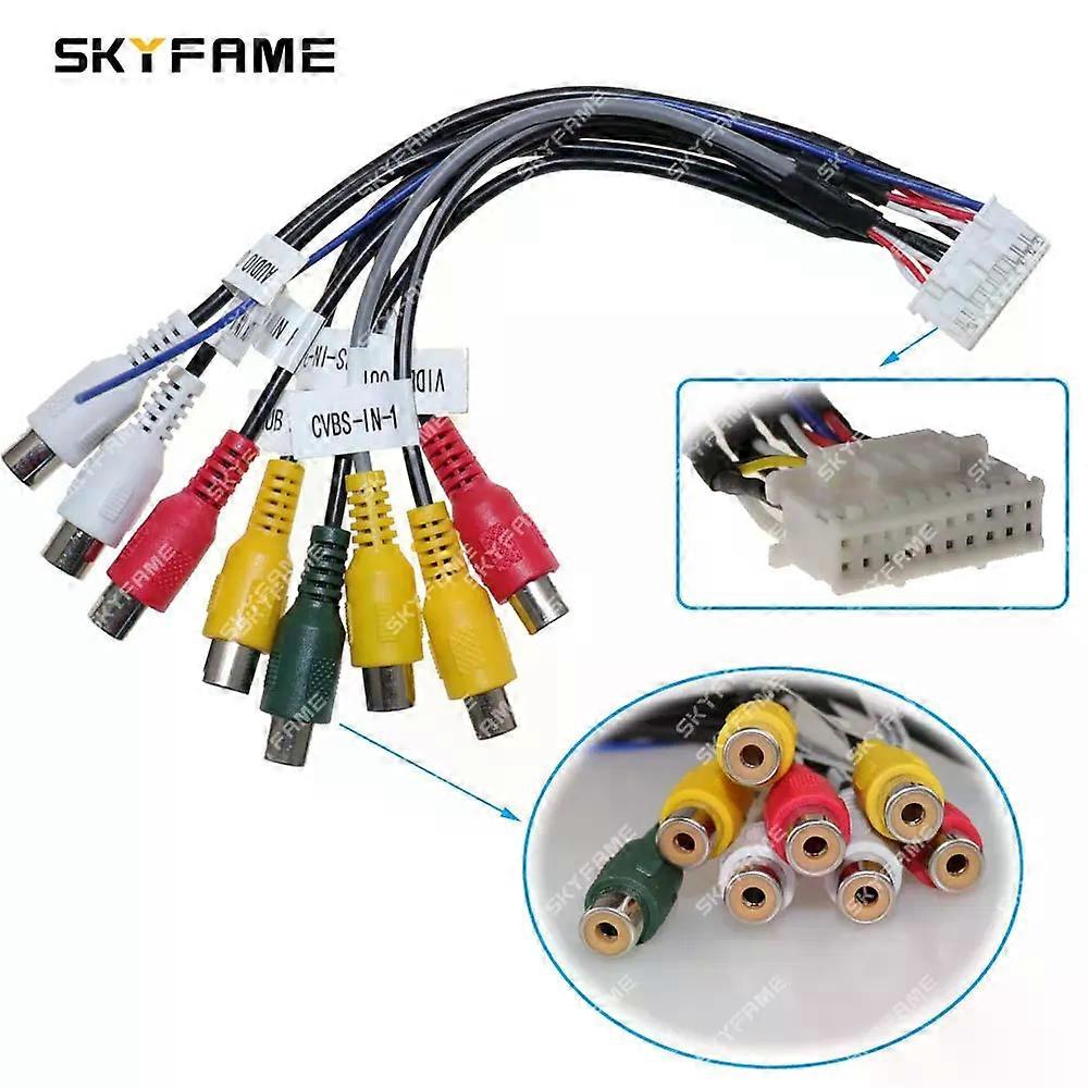 Applies to Car Head Unit Wire Harness Kit For Car Android RCA Cable GPS ...