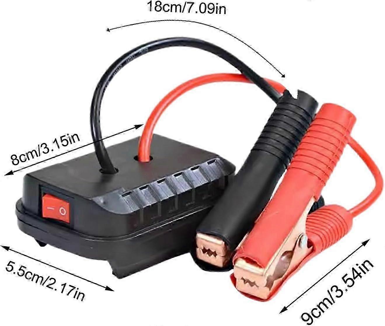 Battery Booster Pack Car Jump Starter with Inverter Portable Power ...
